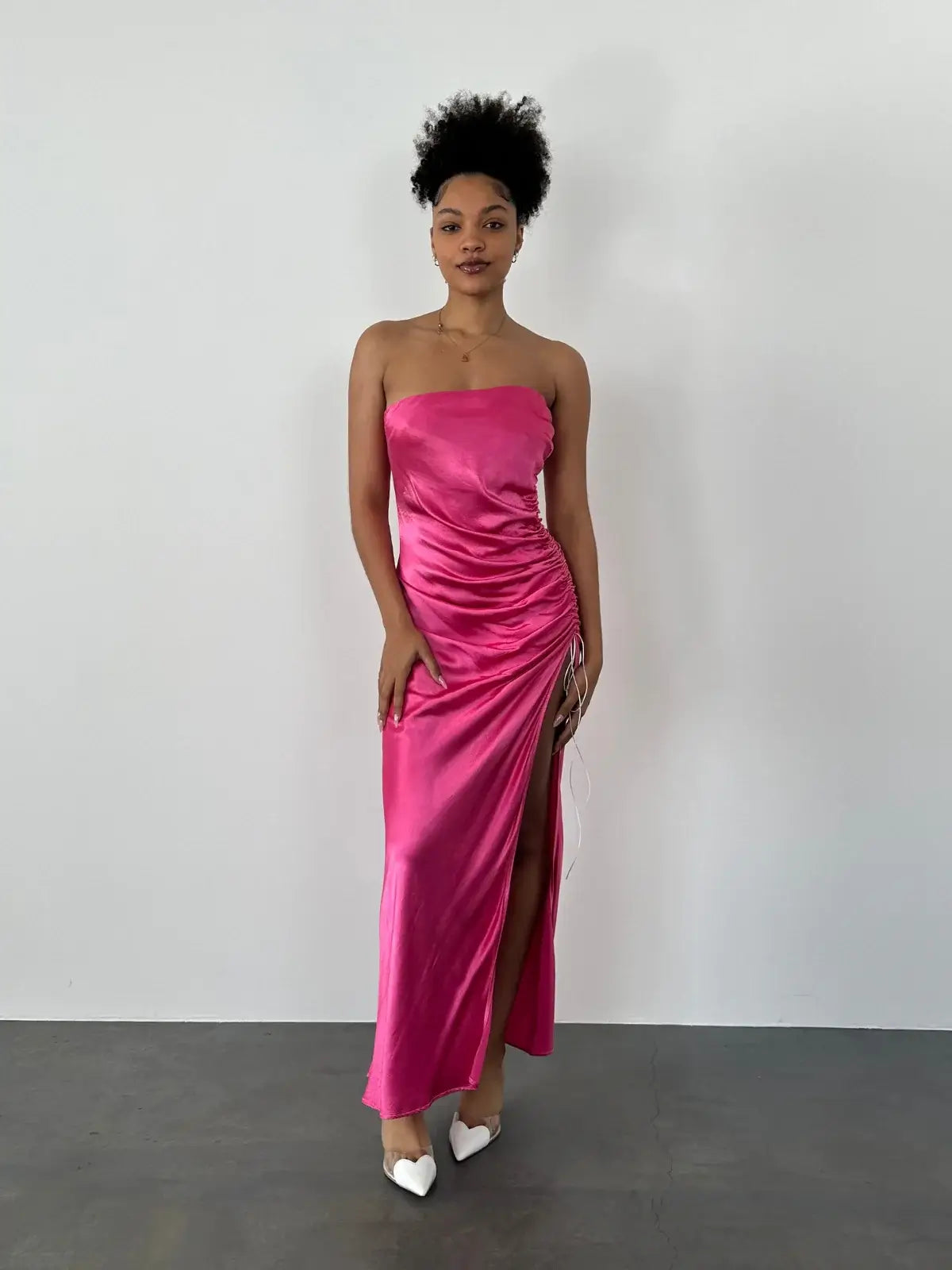 Natalie Rolt | Angelina Dress - Pink | Loan That Label